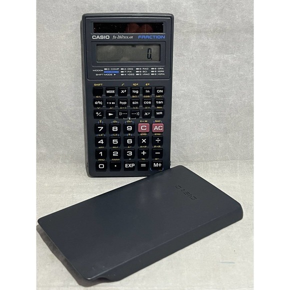 Casio | Other | Casio Fx26 Solar Fractions Scientific Calculator With ...